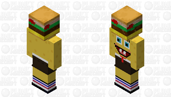 Sponge Bob Minecraft Skin