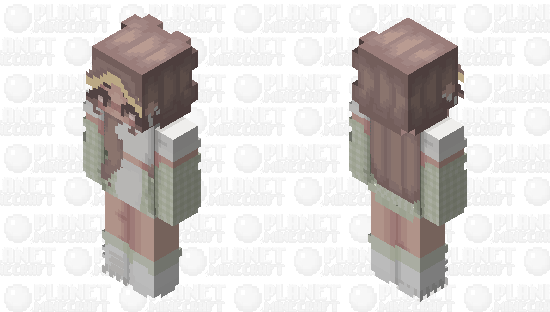 Light green beauty♡ Minecraft Skin