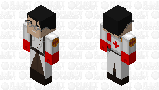 HD Team Fortress 2 Medic Minecraft Skin