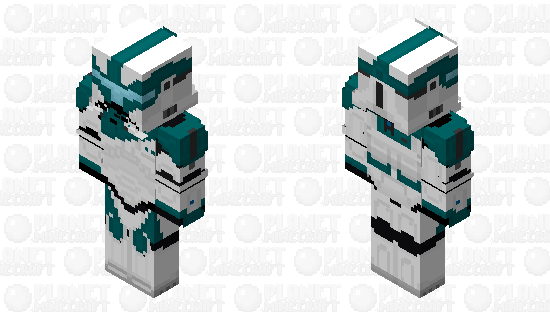 [OC] RC-9370 Clone Commando “Zephyr” (One-Off)(TM) Minecraft Skin