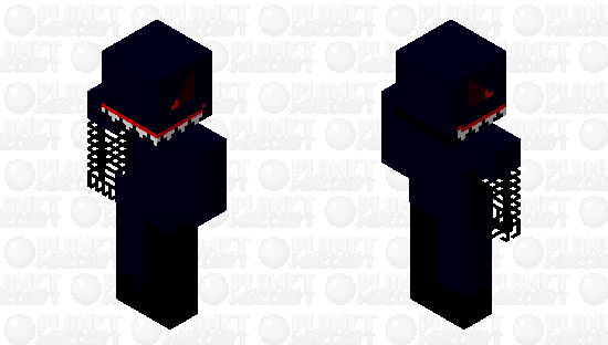 Ignited Vampire Blue Raptor Minecraft Skin