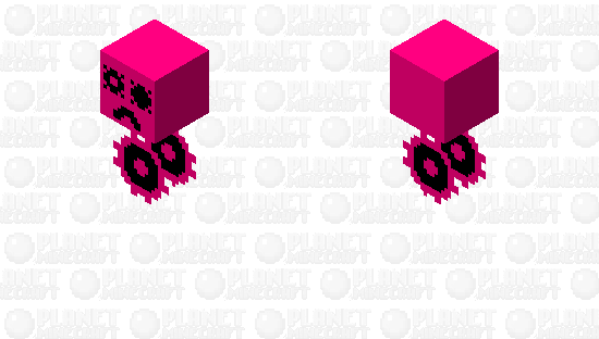 Cubic/Corrupted Cube/Corrupted Big Cube (Gears Form) Minecraft Skin