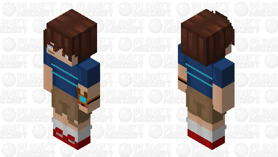 FNAF_Security_Breach_Gregory. Minecraft Skin