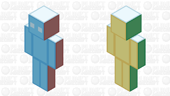 colored Minecraft Skin