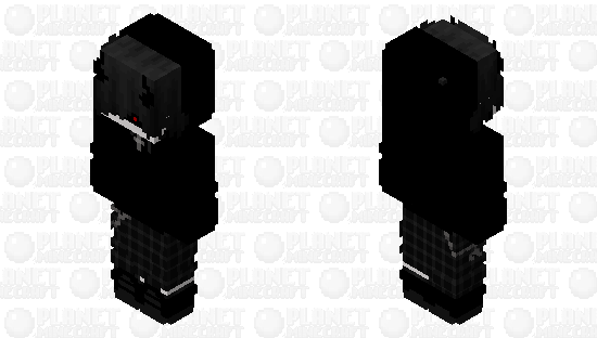 Demon emo boy Minecraft Skin