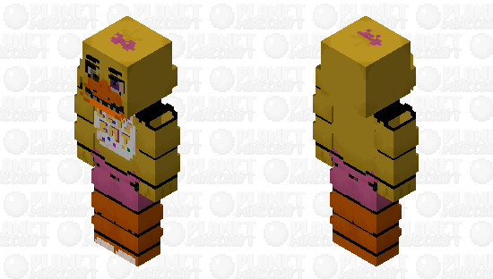 chica cheeks Minecraft Skin