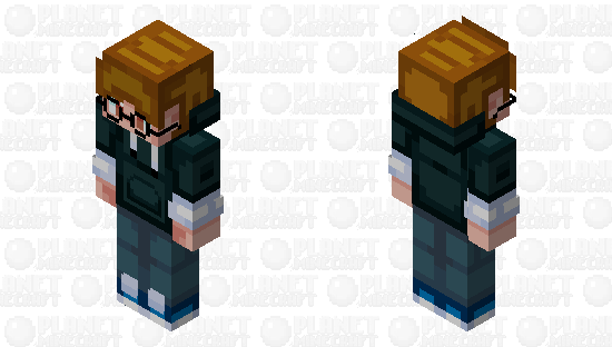Glass wearing boy Minecraft Skin