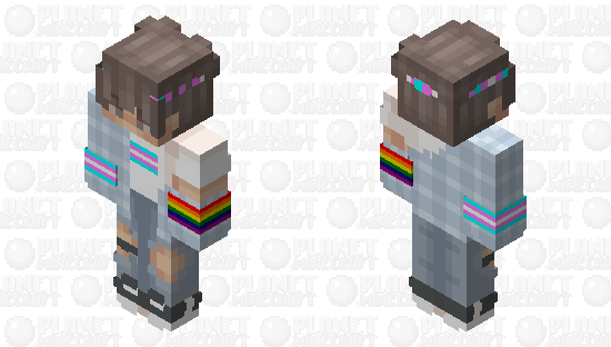Trans Boy Minecraft Skin