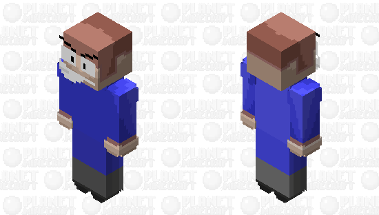 FNF: Dave/Disability Minecraft Skin