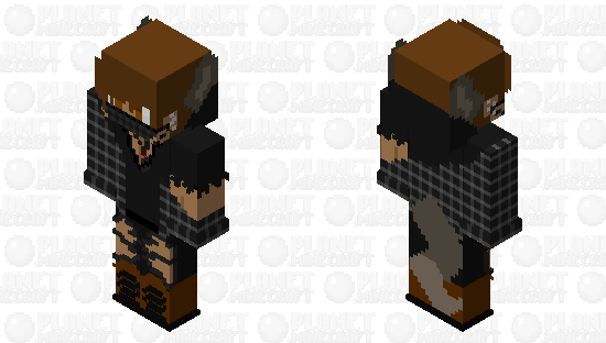 Brown Wolf 🐺 Minecraft Skin
