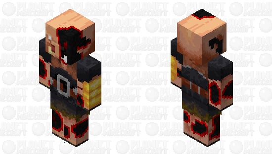 Withered Piglin Brute (HD) Minecraft Skin