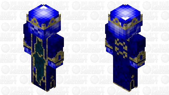 Blue leader Minecraft Skin