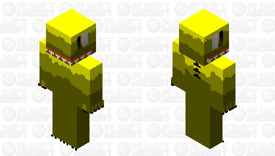 Better Yellow Raptor Minecraft Skin