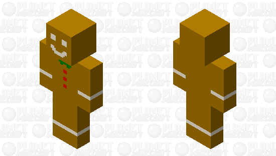 Gingerbread man Minecraft Skin