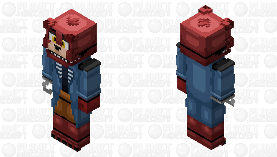 Fixed glamrock foxy skin Minecraft Skin