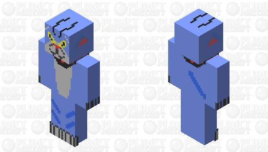 Blue Cat Furry Minecraft Skin