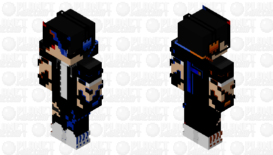 cute super deman Gamer boy Minecraft Skin