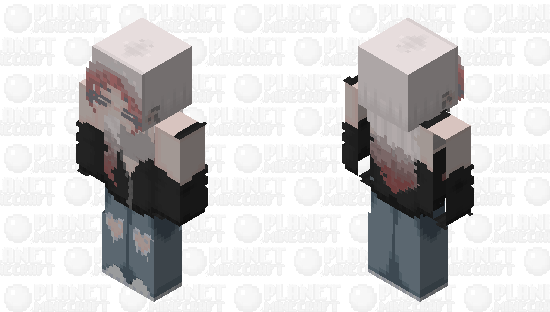 cute emo blonde Minecraft Skin