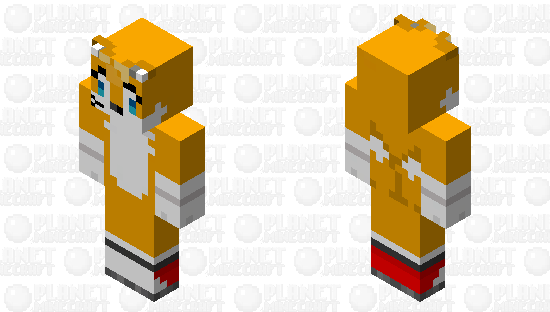 (Sonic's Plethora of Rings Calamity) Tails Chewing Minecraft Skin