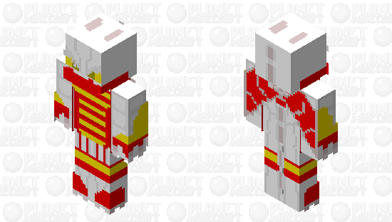 White ЭНД The Dragon Minecraft Skin