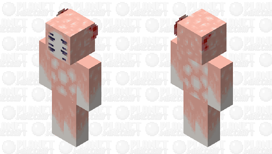 Inverted Hunchback Warden Minecraft Skin