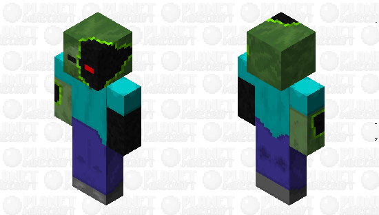 Withered Zombie (HD) Minecraft Skin