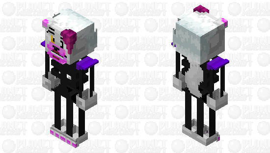 Glamrock Mangle (shattered) Minecraft Skin