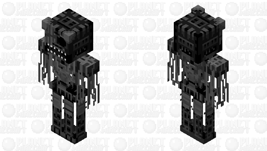 Endo F Black Minecraft Skin