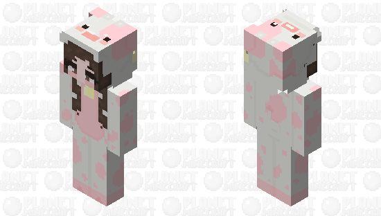Sweet Strawberry Cow Onesie Minecraft Skin