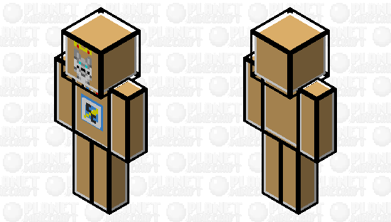 box wolf!!! Minecraft Skin