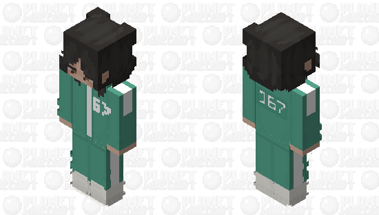 Player 067 ( not my skin) squid games Minecraft Skin