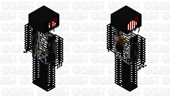 Ignited Withered Skeleton Raptor "Angel" Minecraft Skin