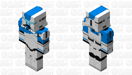 Clone Commando Sergeant RC-1309 “Niner” (Omega Squad) Minecraft Skin