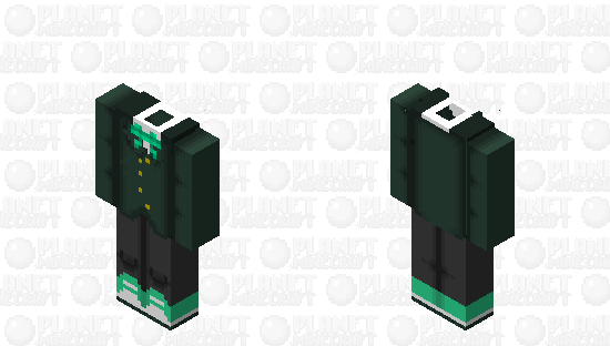 Shinigami High School uniform, male Minecraft Skin