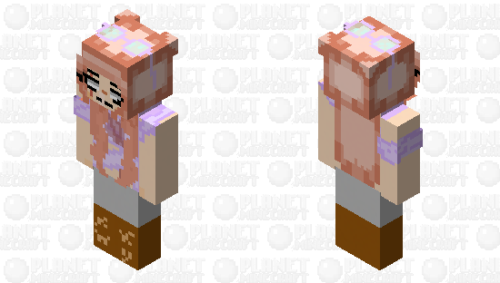 my skin but what she looks like after her lore Minecraft Skin