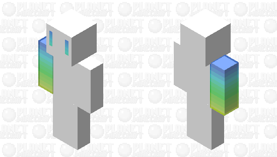 Fade blue to yellow Minecraft Skin