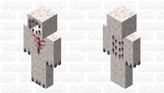 Inverted Hollow Sculk Jaw Monster Minecraft Skin
