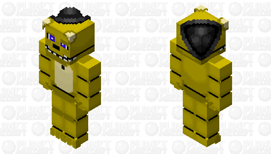 Spring Freddy (DSAF / Dayshift at Freddy's) Minecraft Skin