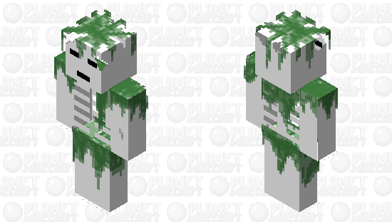 Jungle skeleton Minecraft Skin