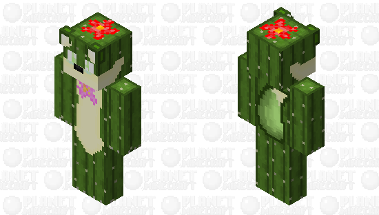 Cactus Fox Minecraft Skin