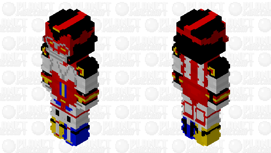 The Meganzord | Mighty Morphin Power Rangers Minecraft Skin