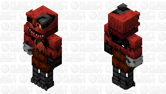 New Withered Foxy Minecraft Skin