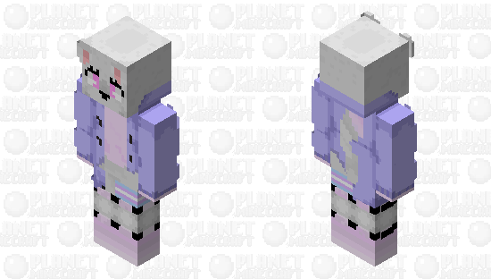 Luna the cat Minecraft Skin