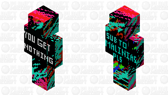 A Minecraft Skin You Can Read Minecraft Skin