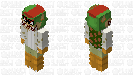 Hipster Bowser | Super Mario Minecraft Skin