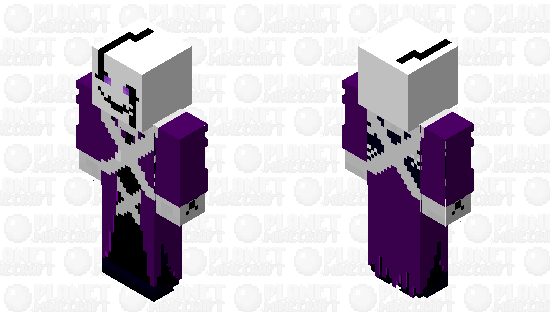 X-tale Gaster (full form) Minecraft Skin