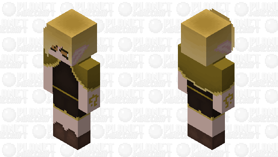 Gold Healer Minecraft Skin