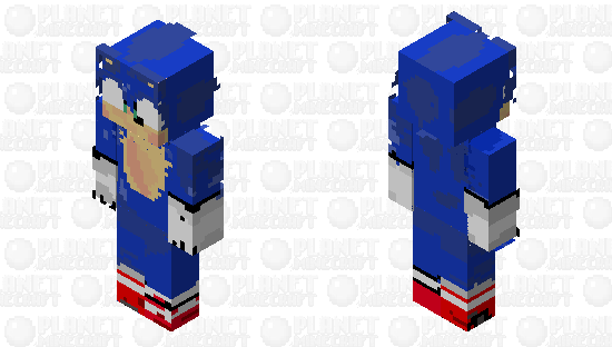 Sonic movie 2 Minecraft Skin