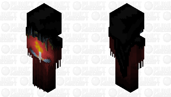 Woman In Red Minecraft Skin