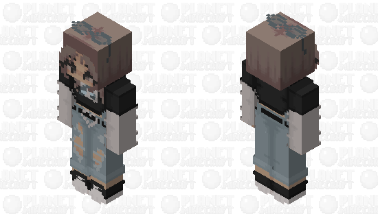 blue tulips Minecraft Skin